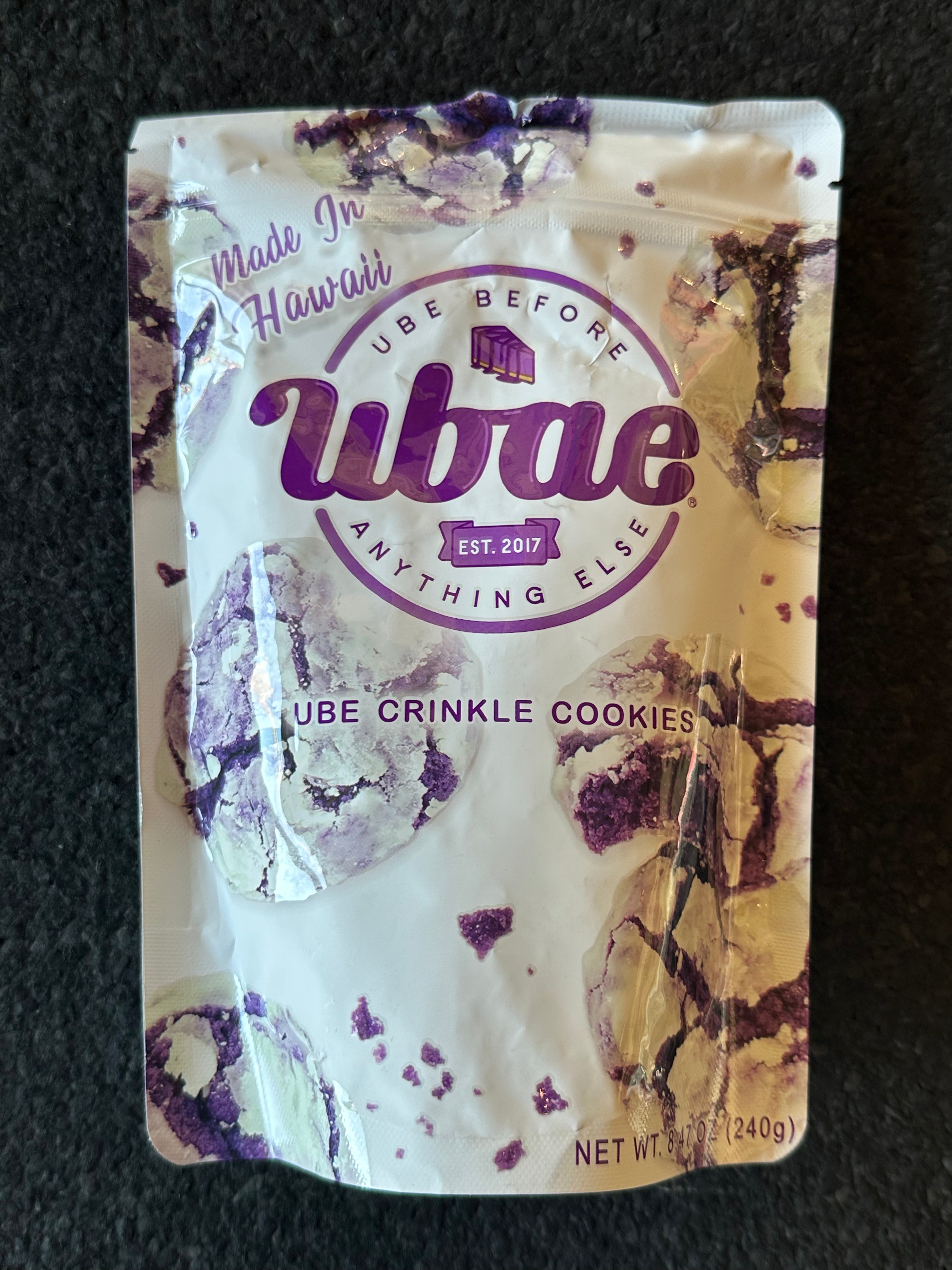 Ube Ubae Crinkle Cookies | Made in Hawaii | – moodgallery